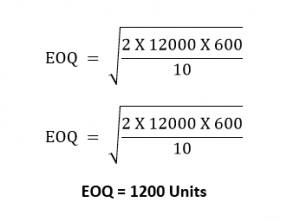 Economic Order Quantity (EOQ)